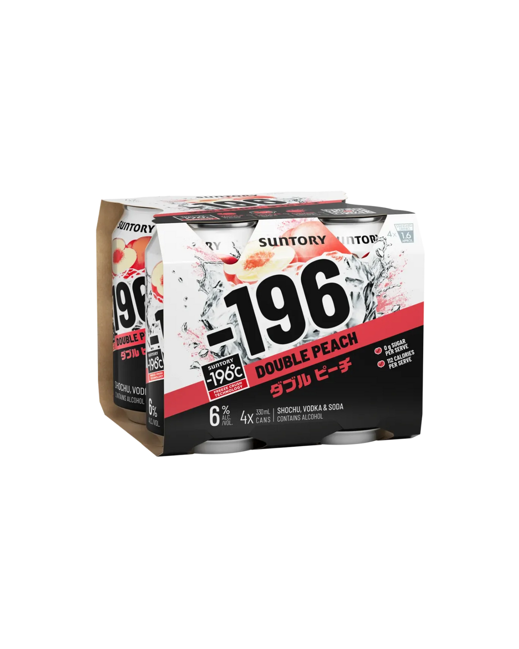 SUNTORY -196 PEACH CAN4*330ML