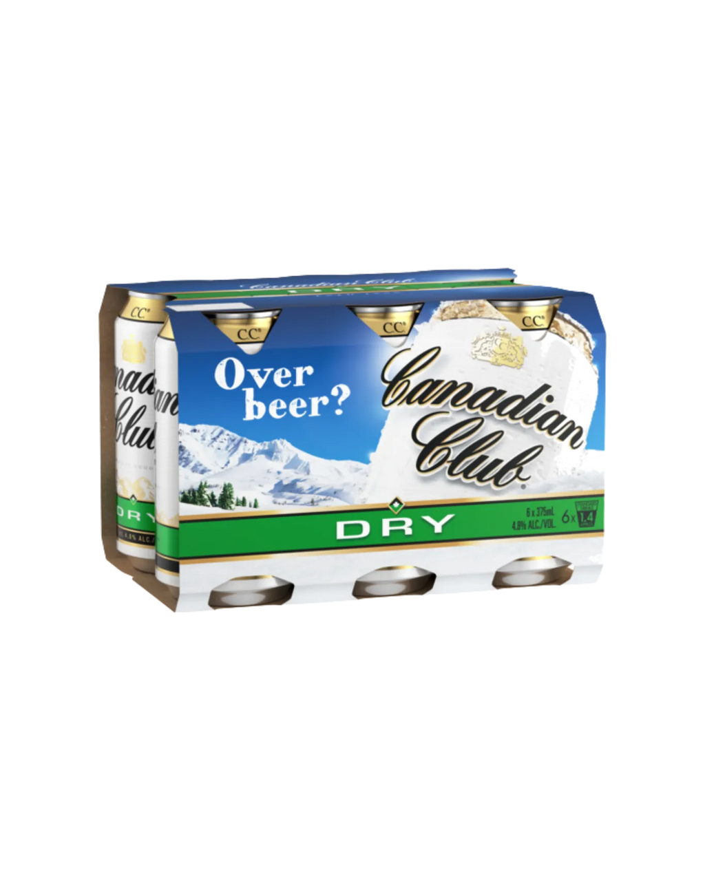 CAN CLUB&DRY 4.8% N6*375ML