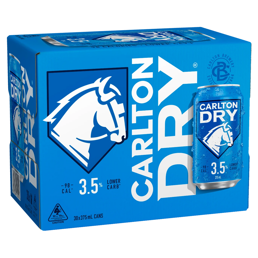 Carlton Dry 3.5% 375ml Pack (30) cans